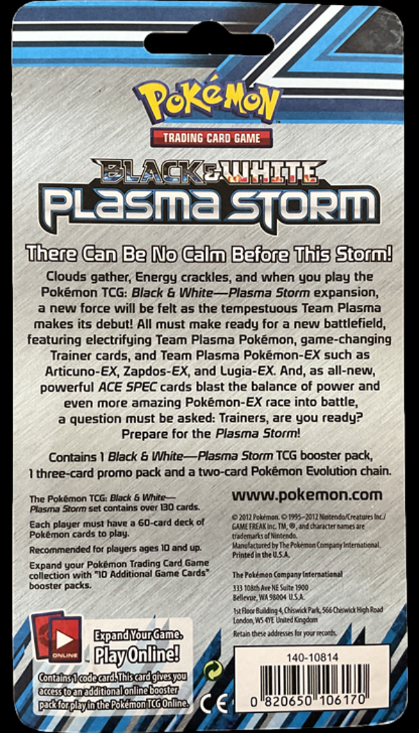 2013 POKEMON BW PLASMA STORM JIGGLYPUFF & WIGGLYTUFF BLISTER PACK SEAL ...