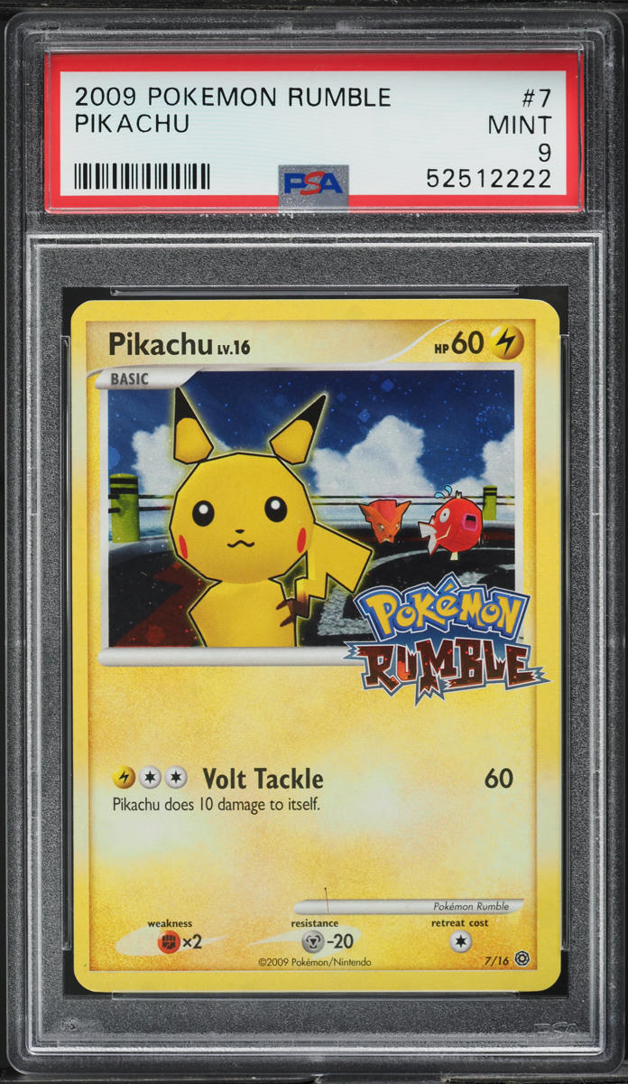 2009 POKEMON PLATINUM RUMBLE PIKACHU #7 PSA 9 MINT – lowpopping