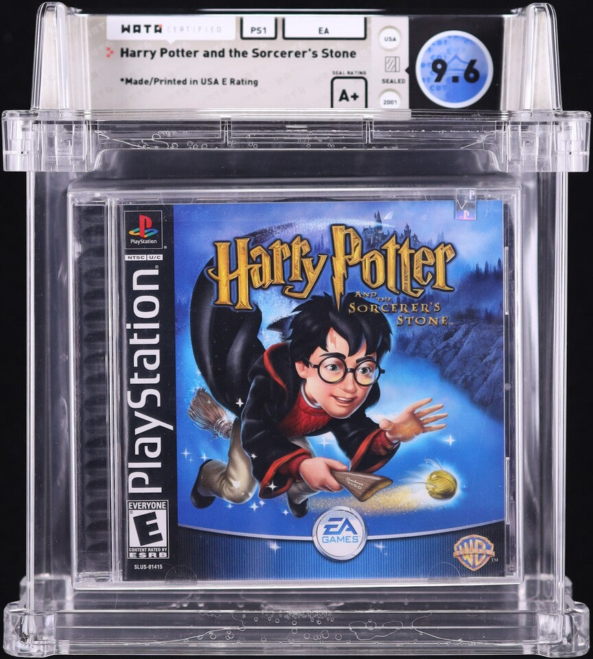 2001 HARRY POTTER AND THE SORCERER'S STONE SONY PLAYSTATION 1 PS1 WATA ...