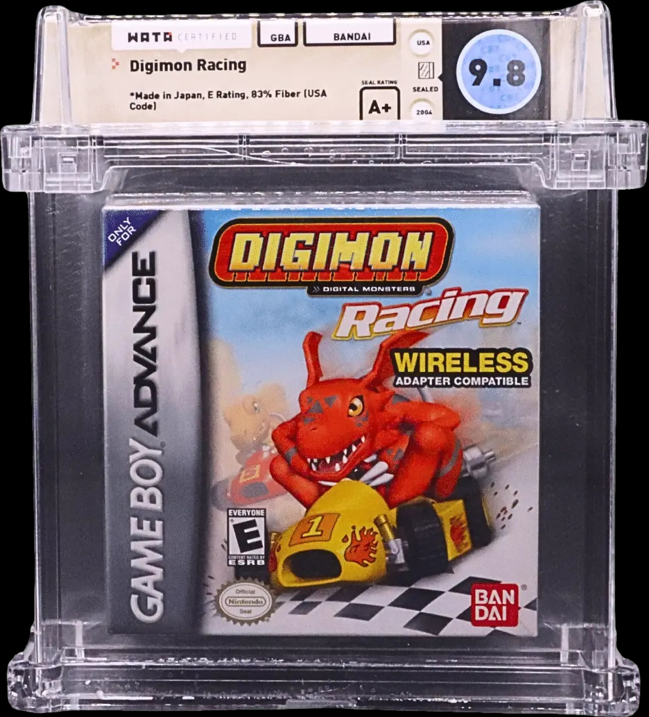 2004 DIGIMON RACING NINTENDO GAME BOY ADVANCE GBA WATA 9.8 A+ SEALED ...