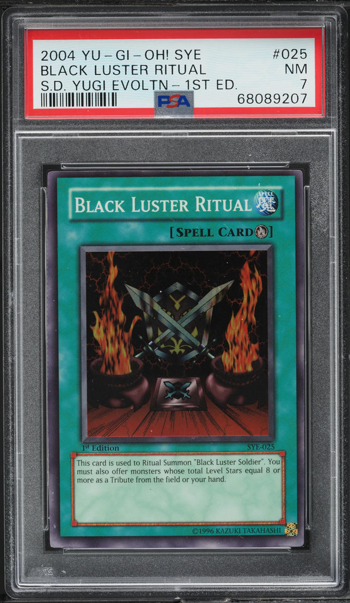2004 YU-GI-OH! YUGIOH! STARTER DECK YUGI 1ST EDITION BLACK LUSTER RITU ...