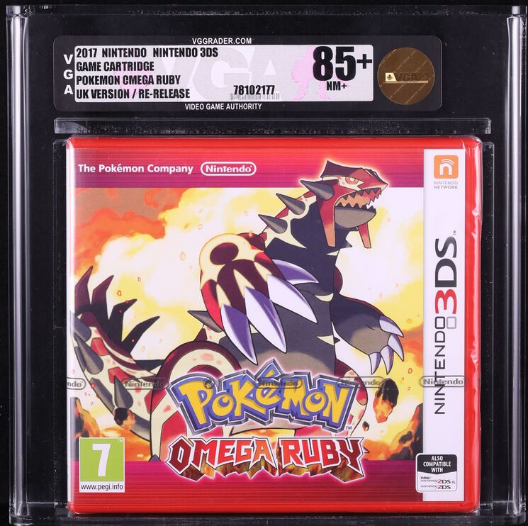 2017 POKEMON OMEGA RUBY NINTENDO 3DS VGA 85+ SEALED – lowpopping