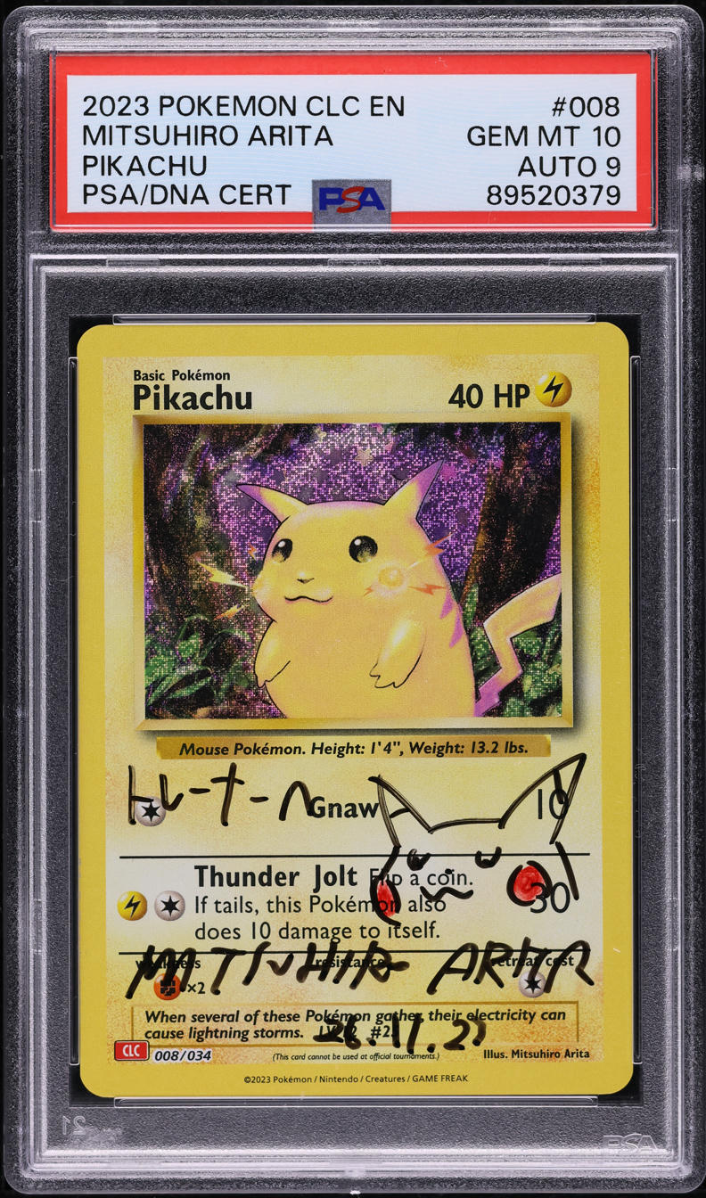 2023 POKEMON TCG CLASSIC CHARIZARD & HO-OH EX DECK PIKACHU #8 ARITA AU ...