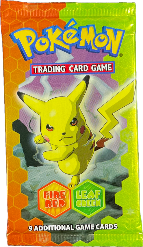 2004 POKEMON EX FIRE RED & LEAF GREEN PIKACHU BOOSTER PACK SEALED *GEN ...